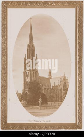 First Church, Dunedin, Muir & Moodie studio, 1904-1915, Dunedin Stock ...