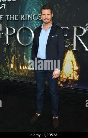 Lloyd Owen attending 'The Lord of The Rings: The Rings of Power' New ...