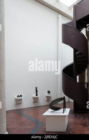 Architectural detail of the interior of the Pinacoteca (pinacotheca ...