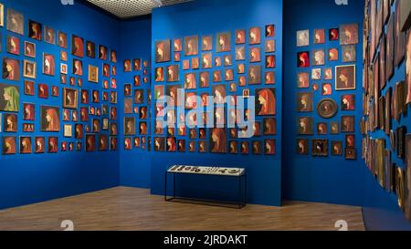 Architectural detail of the interior of the Pinacoteca (pinacotheca ...