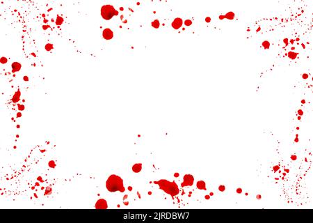 Halloween background with red blood splatter Stock Photo - Alamy