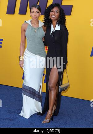 Khat Rabbani arrives at the premiere of "Me Time" on Tuesday, Aug. 23 ...