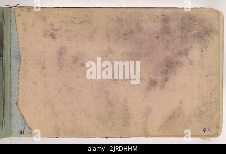 Torn blank page. From: An 1876 sketchbook., 1876, by Petrus van der ...