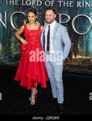 Thomas Hefferon and Cynthia Addai-Robinson attend STARZ Power Season 6 ...