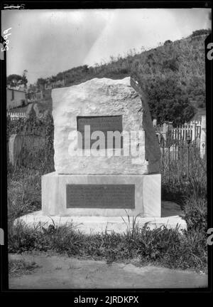 Grave of Augustus Hamilton, Circa 1920, by James McDonald Stock Photo ...