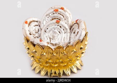 Indian Mithai Kaju Jalebi Also Known As Kaju Katli, Kaju Dilkhush Is ...