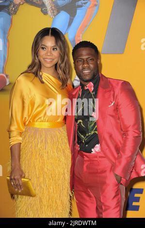 Kevin Hart, Regina Hall, "Me Time" (2022). Photo credit: Saeed Adyani ...