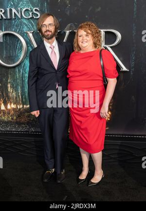 Justin Doble and Paige Doble attend special screening of The Lord of ...