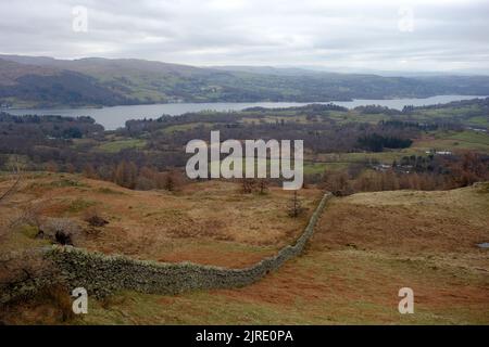 Lake Windermere from Black Fell, Lake District, UK Stock Photo - Alamy