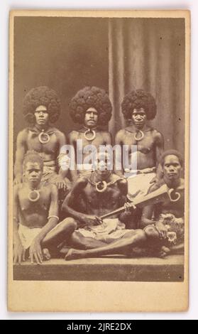 Kai colo, 1871-1886, Fiji, by Francis Herbert Dufty Stock Photo - Alamy