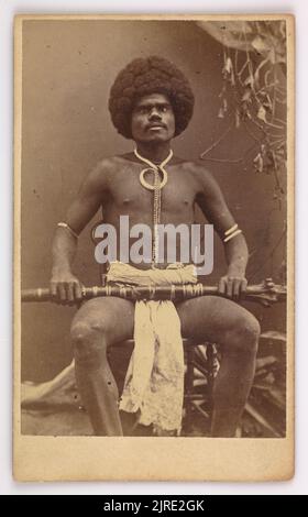 Kai colo, 1871-1886, Fiji, by Francis Herbert Dufty Stock Photo - Alamy