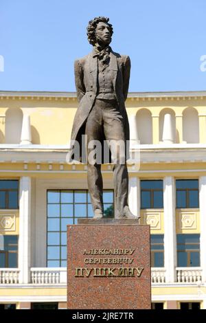 Tashkent Uzbekistan - statue of Alexander Pushkin - Russian poet and ...