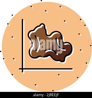 uneven borders mole melanoma color icon vector illustration Stock Vector Image & Art - Alamy