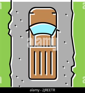 kankar road color icon vector illustration Stock Vector Image & Art - Alamy