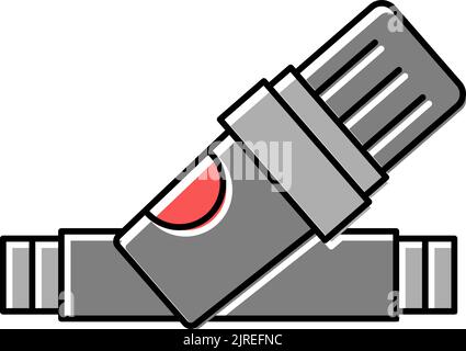 pressure regulator drip water irrigation isometric icon vector ...