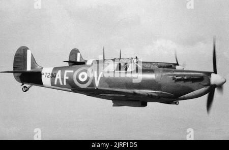 Supermarine Spitfire Mk IIa aircraft of the Air Fighting Development ...