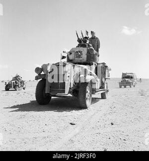 Fordson Armoured Cars and support vehicles of No. 2 Armoured Car ...