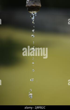 Water dripping water aqua eau drip dripping summer drought heat sun dry ...