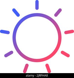 Photo editing pixel perfect gradient linear ui icon Stock Vector Image ...