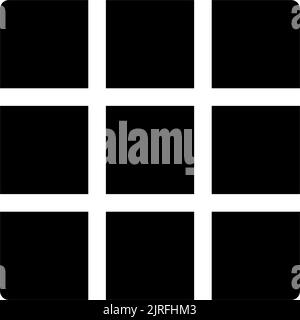 rule of thirds icon black vector illustration Stock Vector Image & Art ...