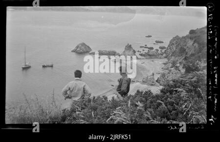 Visit to Ward Island, 15 January 1957, by Leslie Adkin Stock Photo - Alamy