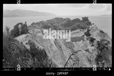 Visit to Ward Island, 15 January 1957, by Leslie Adkin Stock Photo - Alamy
