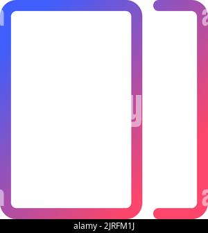 Video editing pixel perfect gradient linear ui icon Stock Vector Image ...