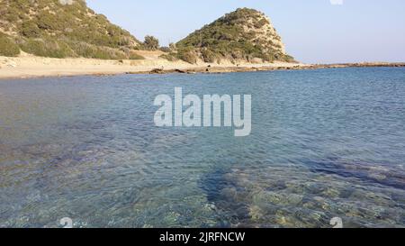 Turquoise beach at The Turkish Republic of Northern Cyprus (TRNC ...