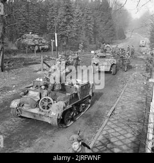 On 9 February 1945, a universal carrier of the 51st Highland Division ...