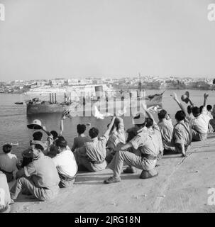 The British Army on Malta 1942 Light Tank Mk VIs during an exercise in ...