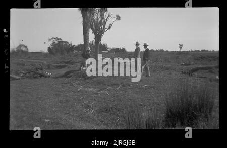 Pokapoka - an old native grave on the bank of Manawatu River at ...