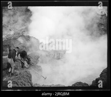 Volcanic action, 1939, by Dr Patrick Marshall Stock Photo - Alamy