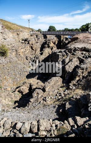 Excavations above the surface at the Great Orme Bronze Age Copper Mines ...