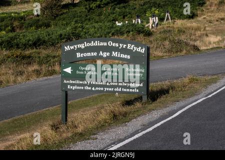 Bronze age copper mines on the Great Orme, Llandudno, North Wales Stock ...
