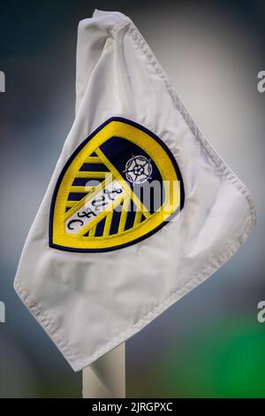 A Leeds United corner flag ahead of the Sky Bet Championship match ...