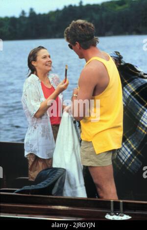 KATHLEEN TURNER, CHRISTOPHER REEVE, SWITCHING CHANNELS, 1988 Stock ...