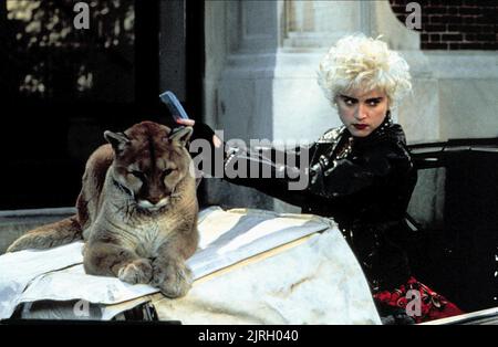 WHO'S THAT GIRL 1987 Warner film with Madonna and Griffin Dunne Stock ...