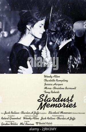 STARDUST MEMORIES, Charlotte Rampling, Woody Allen, 1980, (c) United ...