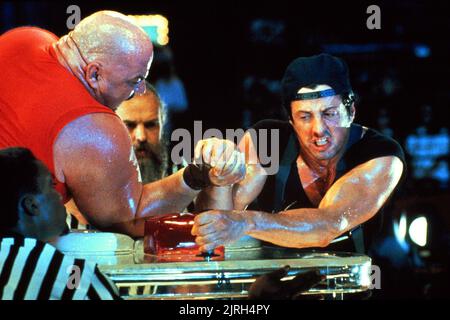 RICK ZUMWALT, SYLVESTER STALLONE, OVER THE TOP, 1987 Stock Photo - Alamy
