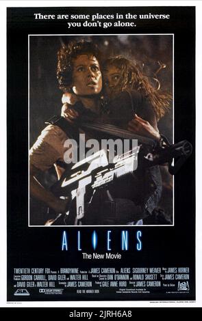 MOVIE POSTER, ALIENS, 1986 Stock Photo - Alamy