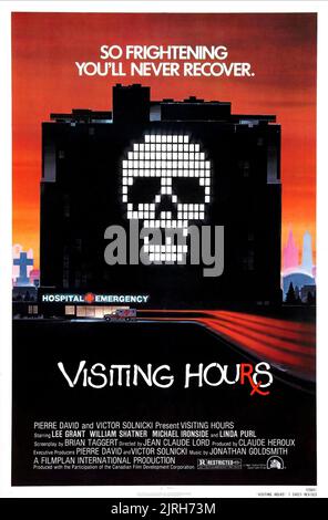 MOVIE POSTER, VISITING HOURS, 1982 Stock Photo - Alamy