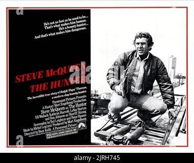 THE HUNTER (1980) RALPH "PAPA" THORSON, STEVE MCQUEEN HUNT 005 Stock ...
