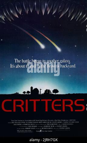 CRITTERS POSTER, CRITTERS, 1986 Stock Photo - Alamy