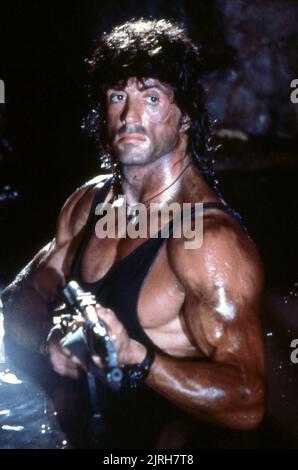 RAMBO III (1988) SYLVESTER STALLONE MULLET, VEST, BANDANA RM3 001 Stock ...