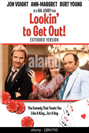JON VOIGHT, ANN-MARGRET, BURT YOUNG POSTER, LOOKIN' TO GET OUT, 1982 Stock Photo - Alamy