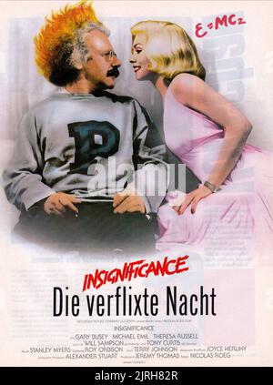 MOVIE POSTER, INSIGNIFICANCE, 1985 Stock Photo - Alamy