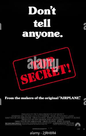 MOVIE POSTER, TOP SECRET!, 1984 Stock Photo - Alamy