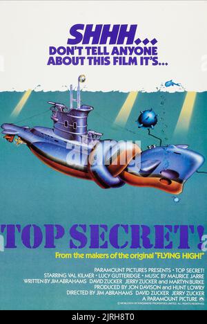 MOVIE POSTER, TOP SECRET!, 1984 Stock Photo - Alamy