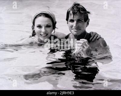 JOAN COLLINS, GEORGE HAMILTON, MONTE CARLO, 1986 Stock Photo - Alamy