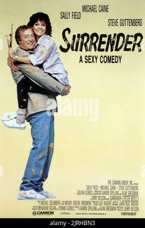 MICHAEL CAINE, SALLY FIELD, SURRENDER, 1987 Stock Photo - Alamy